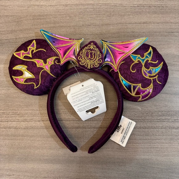 Disney | Accessories | Disneyland Club 33 Halloween Bat Ears Haunted ...
